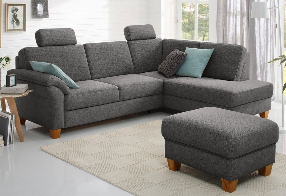 Home Affaire Ecksofa Borkum L Form Mit Federkern Wahlweise Mit